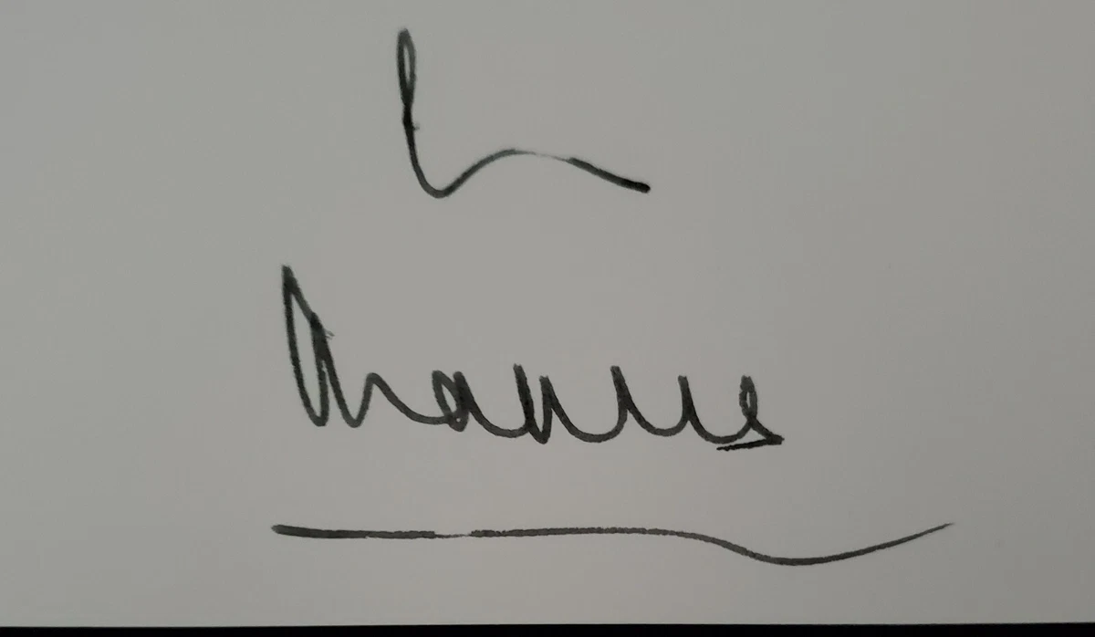 Prince Charles Signature