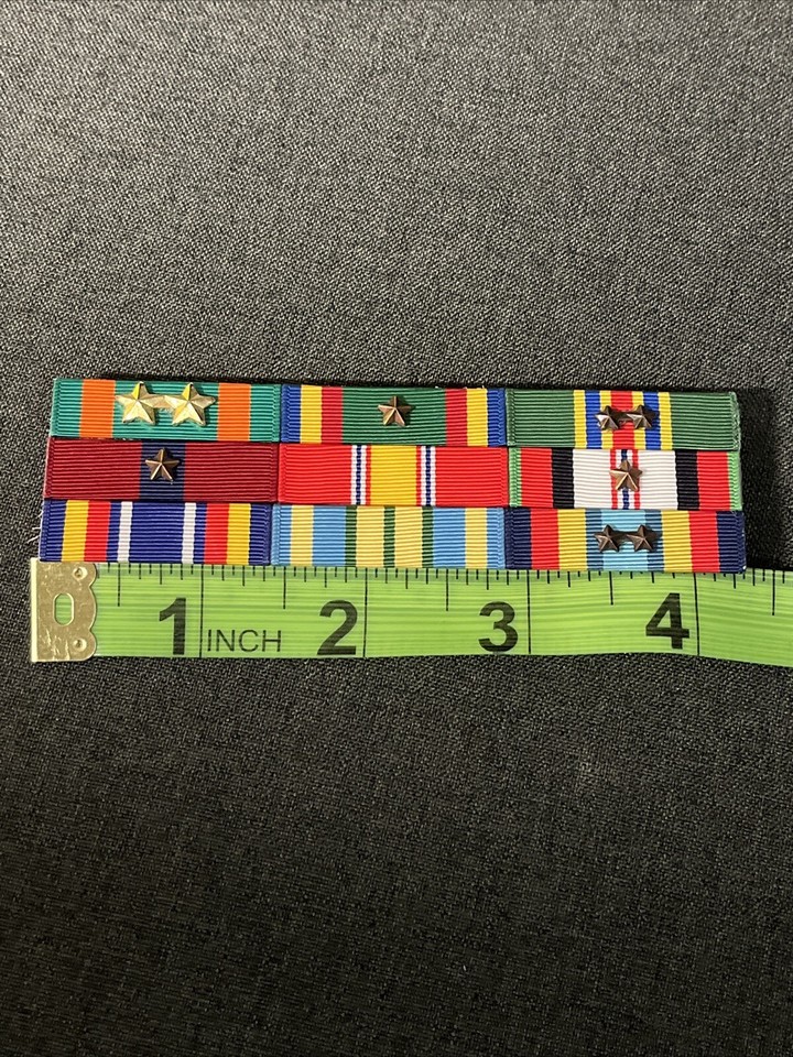 USMC Super Thin Ribbons & Medals Magnetic Ribbon Stack And Stars | eBay