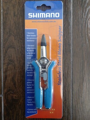 Shimano Stainless Steel Mono Snipper SHM-4MSN Line Scissors Cutters | eBay