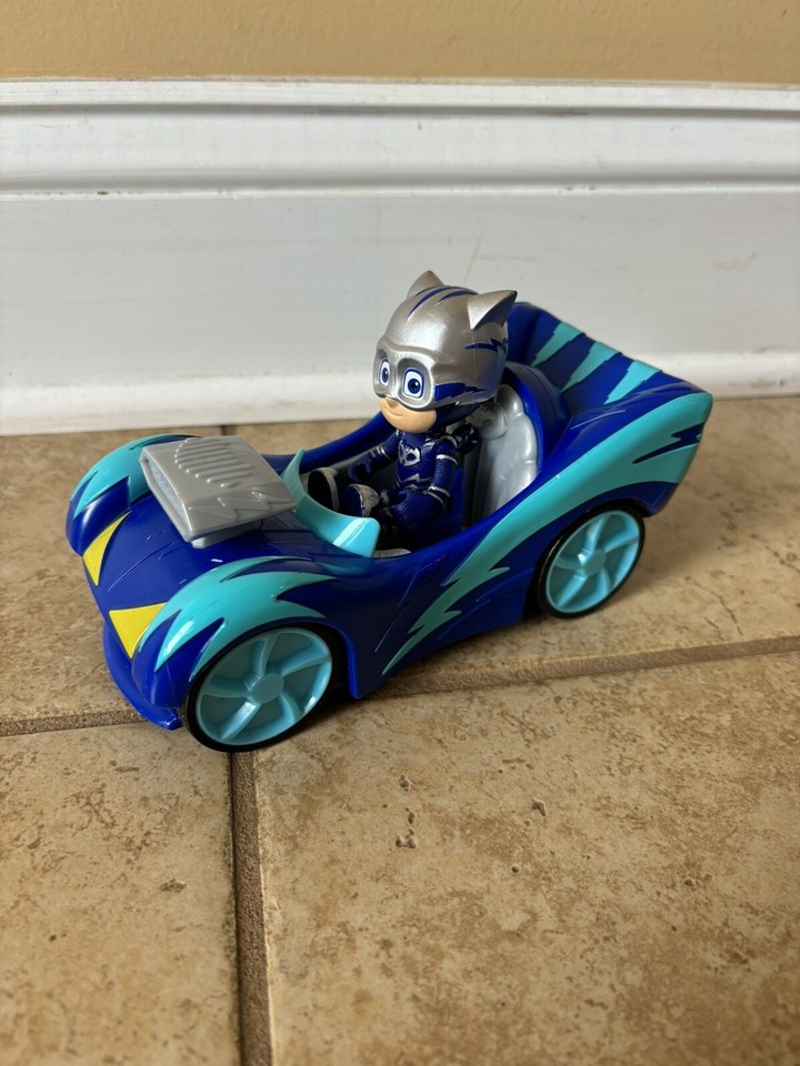 PJ Masks Blue Speed Booster Catboy Cat Car And Cat Boy Action Figure ...