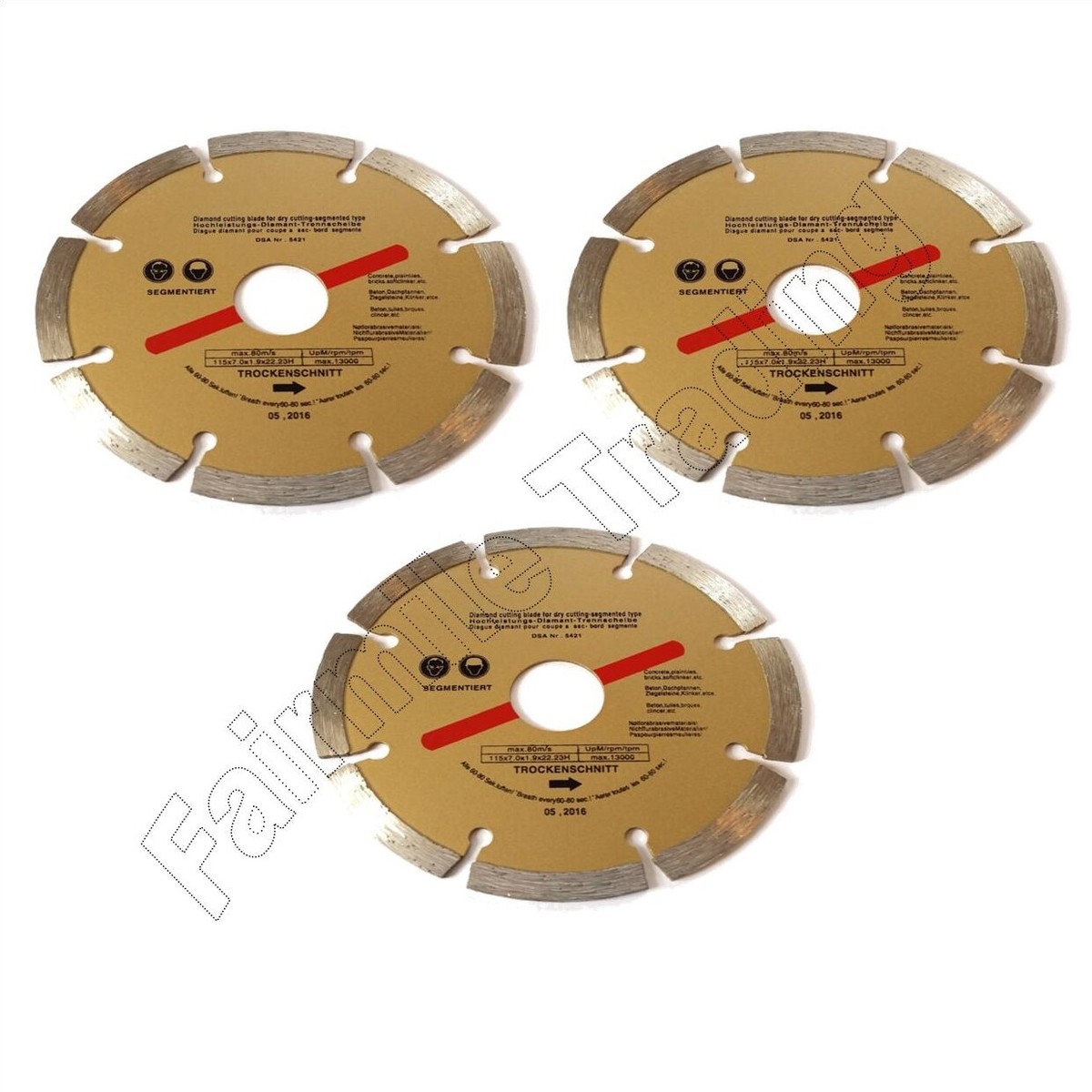 Angle Grinder Discs 12 Pack Diamond Cutting Discs - 4.5 Inch Grinder ...