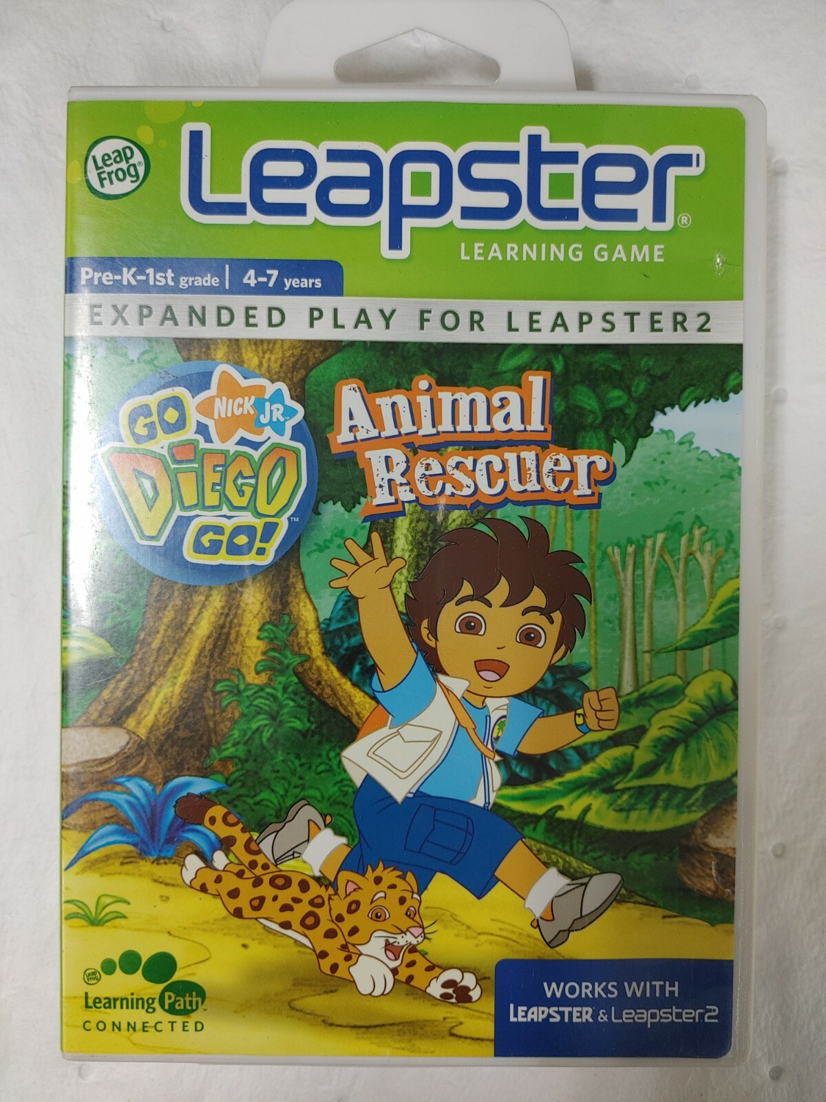 LEAP FROG LEAPSTER Learning Game-GO DIEGO GO ANIMAL RESCUER | eBay