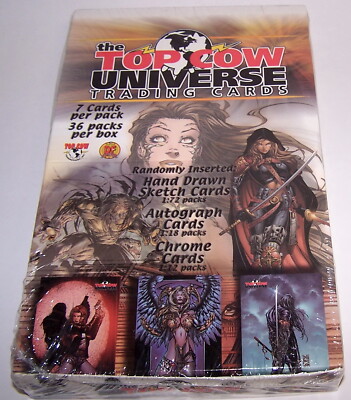 The Top Cow Universe Trading Cards 7 Cards Pack 36 Packs Box Sealed ...