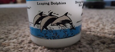 Seaworld 1985 Milk Glass Mug | eBay