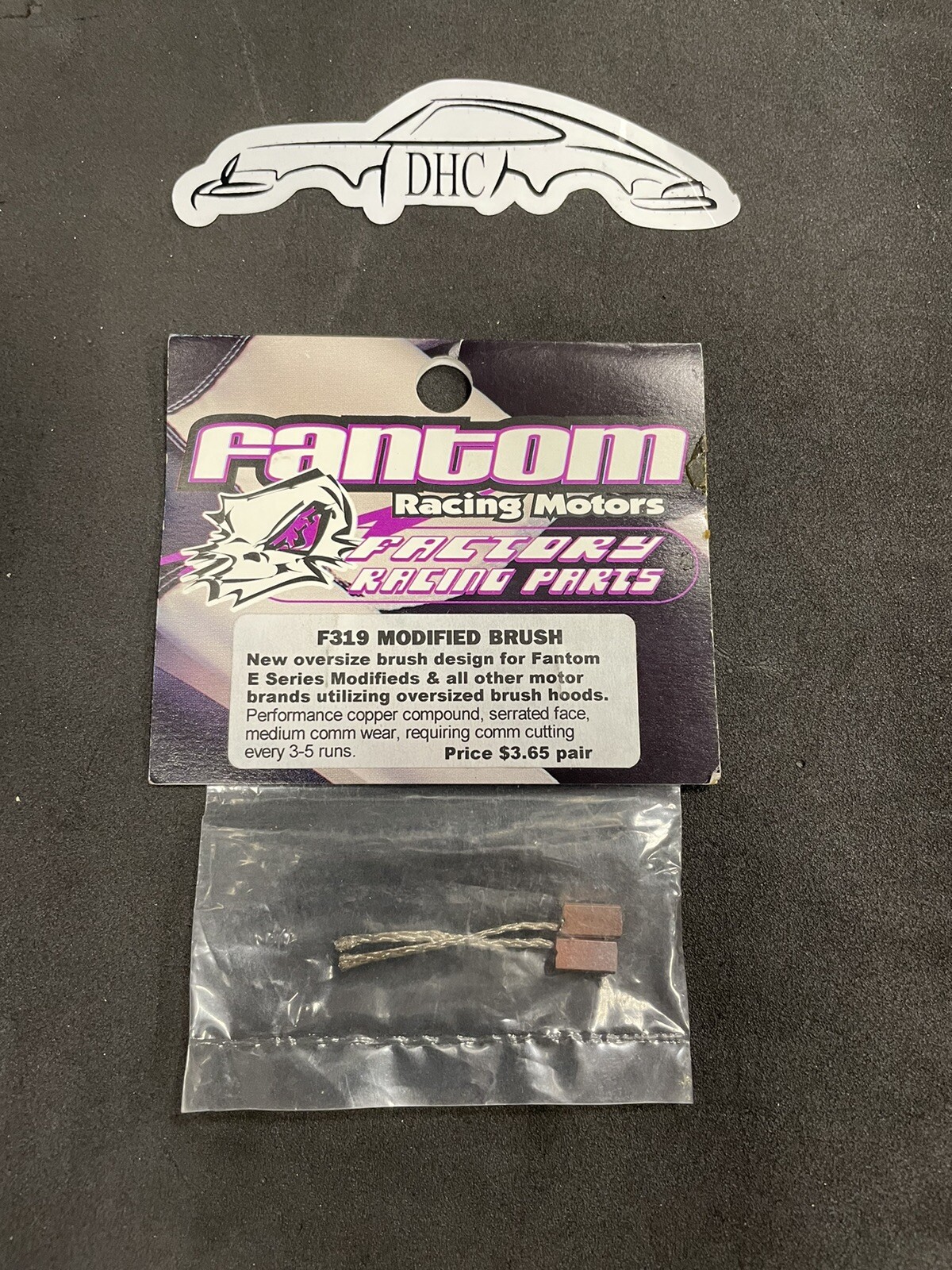 Fantom Racing Vintage RC Car Part # 319 Oversize motor brush for E ...