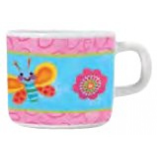 MERRITT 2PC GARDEN PRINCESS 4 PART MELAMINE DINNER PLATE WITH MATCHING ...