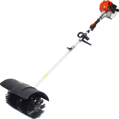 52cc Gas Handheld 2.4HP Power Sweeper Power Brush Broom Driveway Snow ...