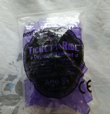 Ticket to Ride Purple Train Set with Stations 45 piece NEW Cheap Canada ...