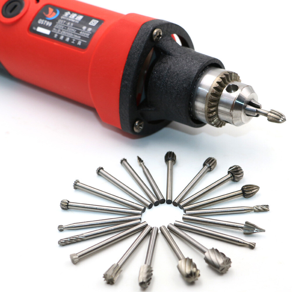 20PCS HSS Router Bits Wood Cutters Milling Fits Dremel Rotary Tool High ...