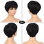 Pixie Human Hair Black Short Cuts Wigs Brazilian Women Hairstyles ...