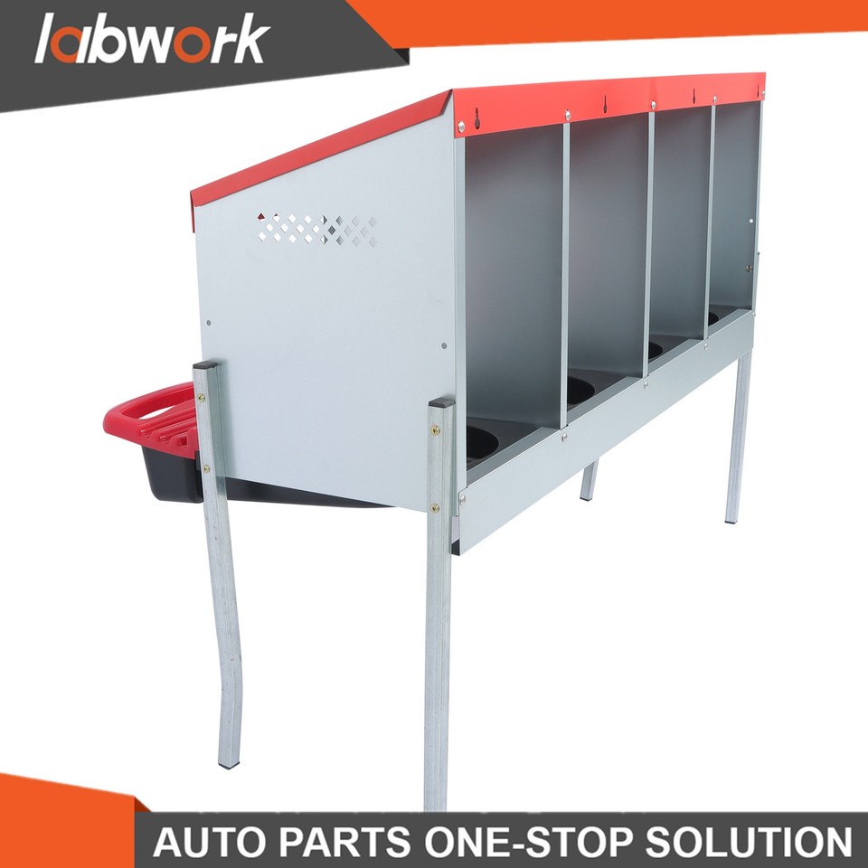 Labwork Chicken Egg Lay Box Chicken Nest Box With Cover Protect Egg 4 ...