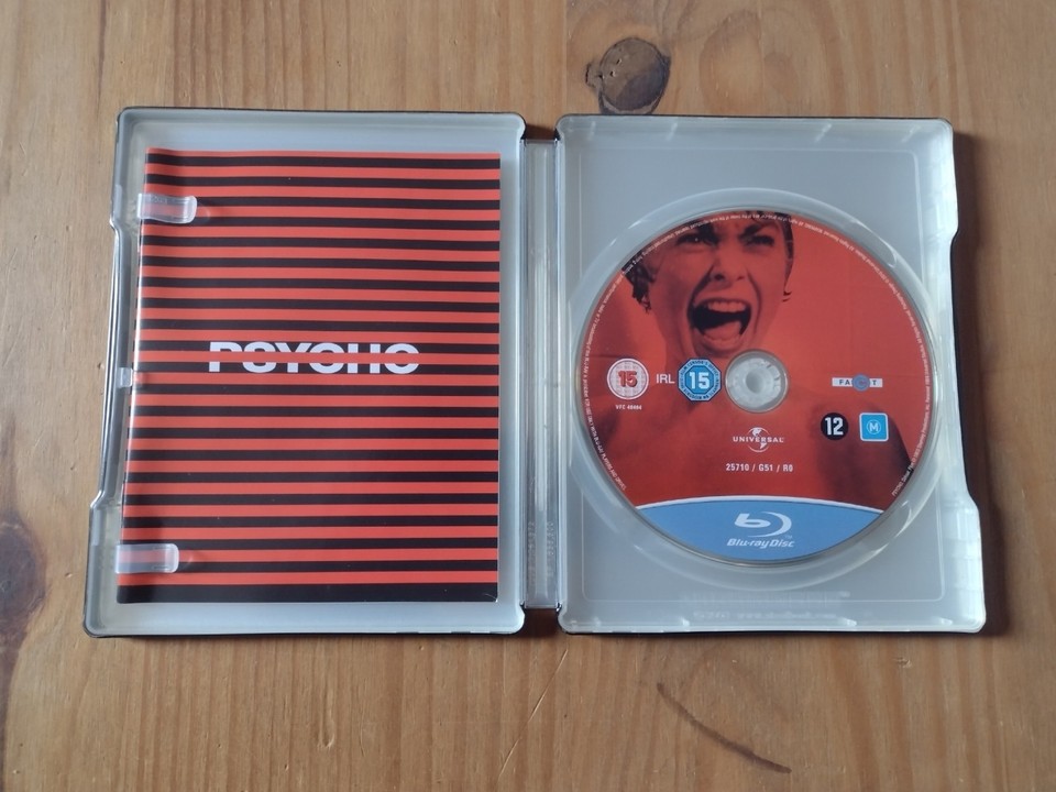 Psycho (1960) Anthony Perkins Alfred Hitchcock Blu-ray Steelbook | eBay UK