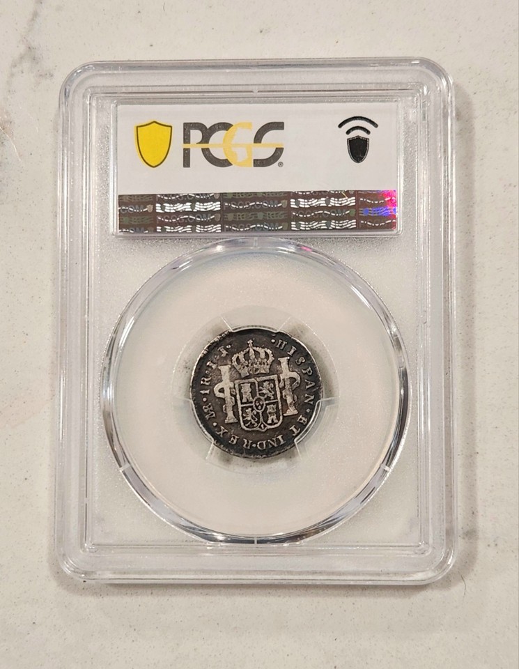 1788-L IJ Peru Real ~ PCGS F15 ~ Colonial Silver Coin Under King Carlos ...