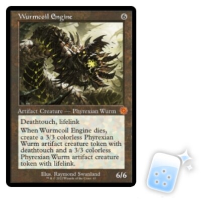 WURMCOIL ENGINE The Brothers' War Retro Artifacts Magic MTG MINT CARD ...