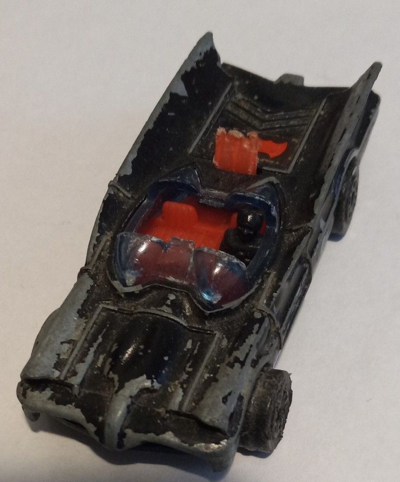 Batman Batmobile - Vintage 1976 Corgi Jr's. 1/64 Diecast Car TV Show ...