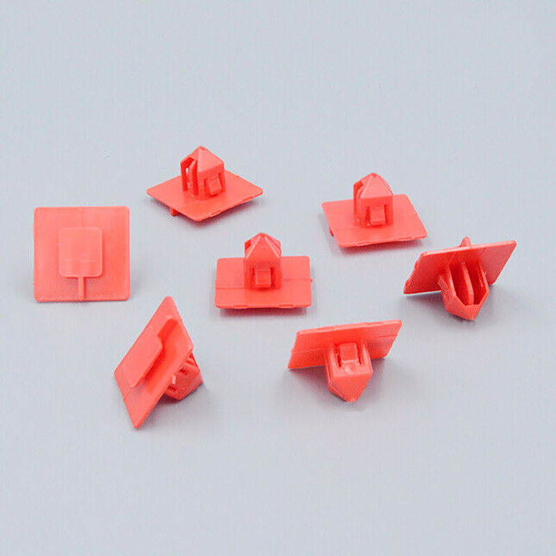 FOR TOYOTA LAND CRUSIER ROCKER MOULDING CLIPS QTY 10 ORANGE NYLON 90467 ...