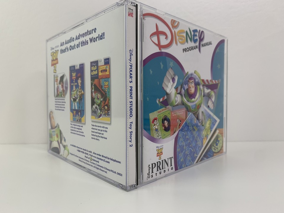 Disney Pixar Toy Story 2 Print Studio PC Project Design Tools Program ...