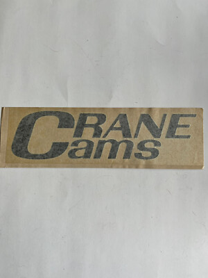 Original Vintage NOS Large Black Crane Cams Sticker ~2.75x11” (4D) | eBay