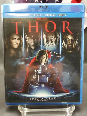 Thor (Blu-ray/DVD, 2011, 2-Disc Set, Includes Digital Copy) 97361455044 ...
