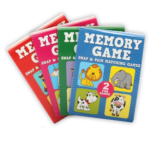 Memory Games 4x Office Central®Snap & Pair Sort Match Family Fun Play ...