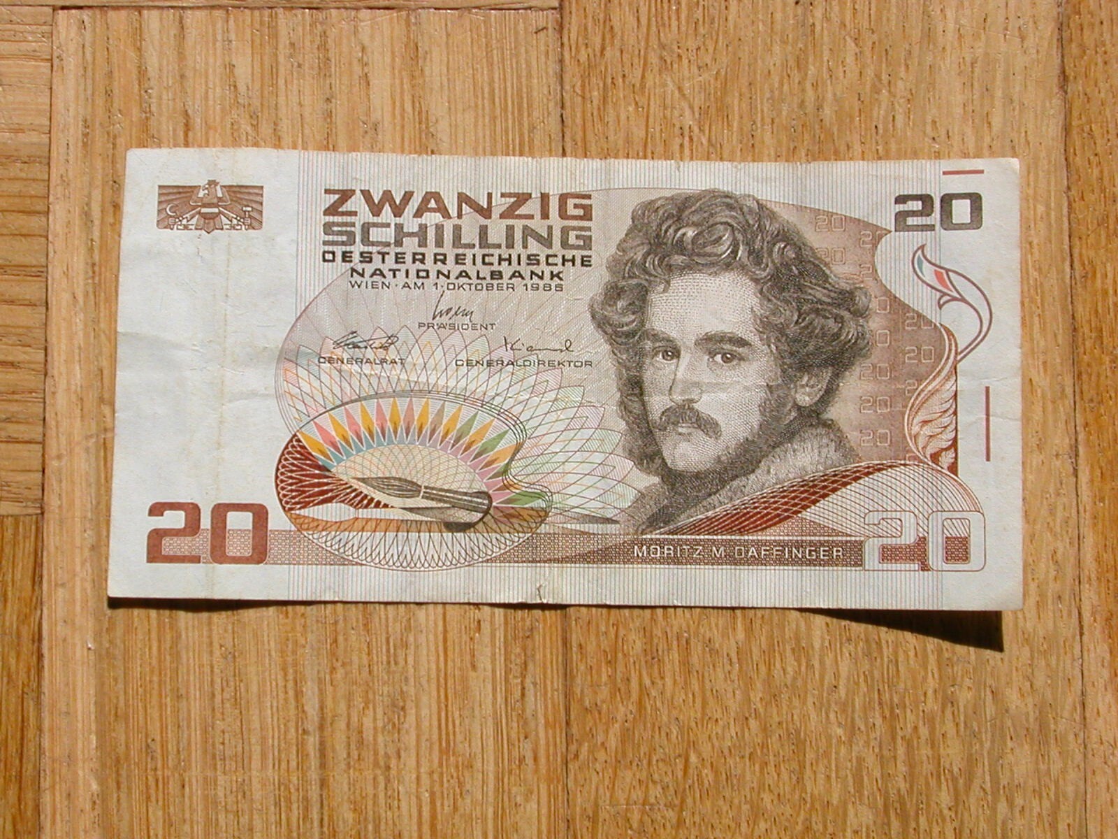 Banknote Österreich 20 Schilling 1986 | eBay.de