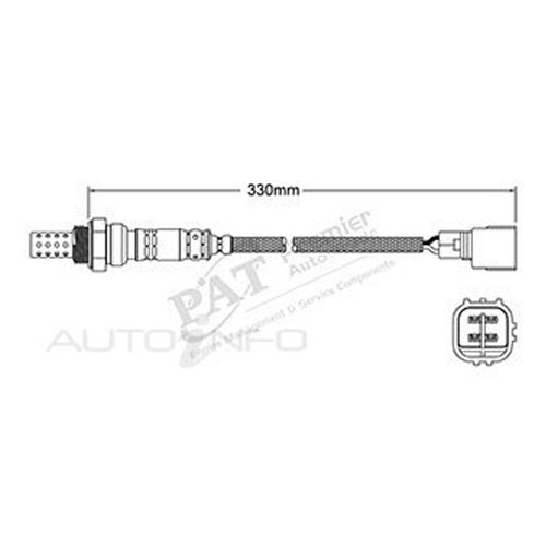 New Pre-Catalytic Oxygen Sensor Front For Lexus ES300 MCV10 3.0 1MZ-FE ...