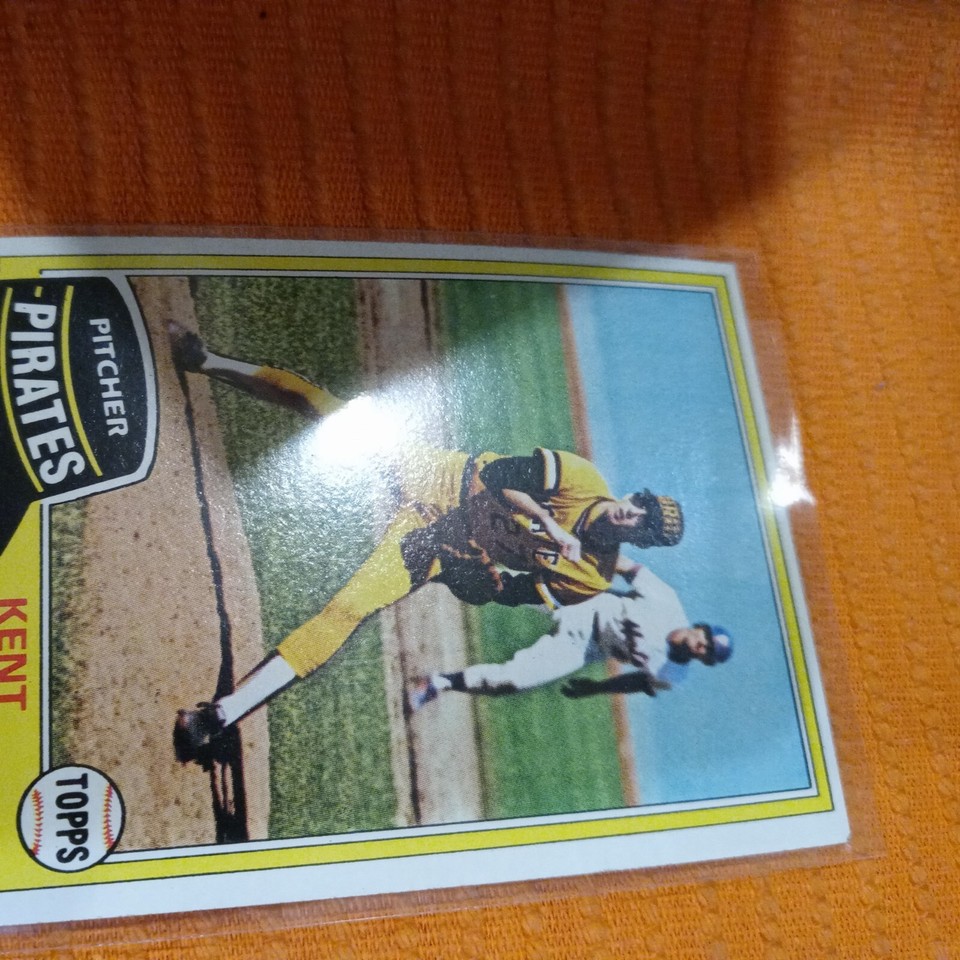 1981 Topps 695 Kent Tekulve Pittsburgh Pirates Baseball Card | eBay