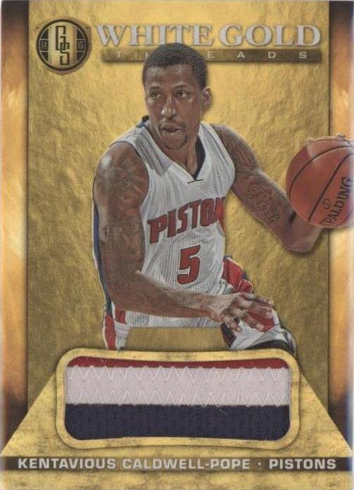 2014-15 Panini Gold Standard - White Gold Threads Kentavious Caldwell ...