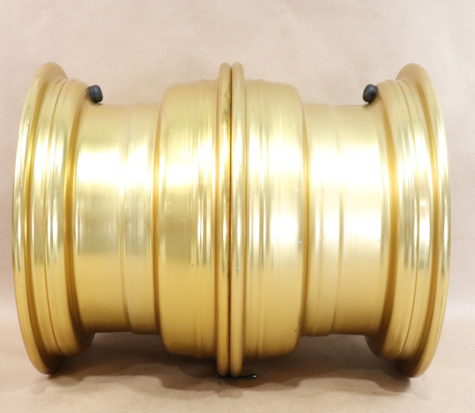 New Take Off Stock OEM Gold Honda TRX250R 250R Front Wheels Rims Set ...