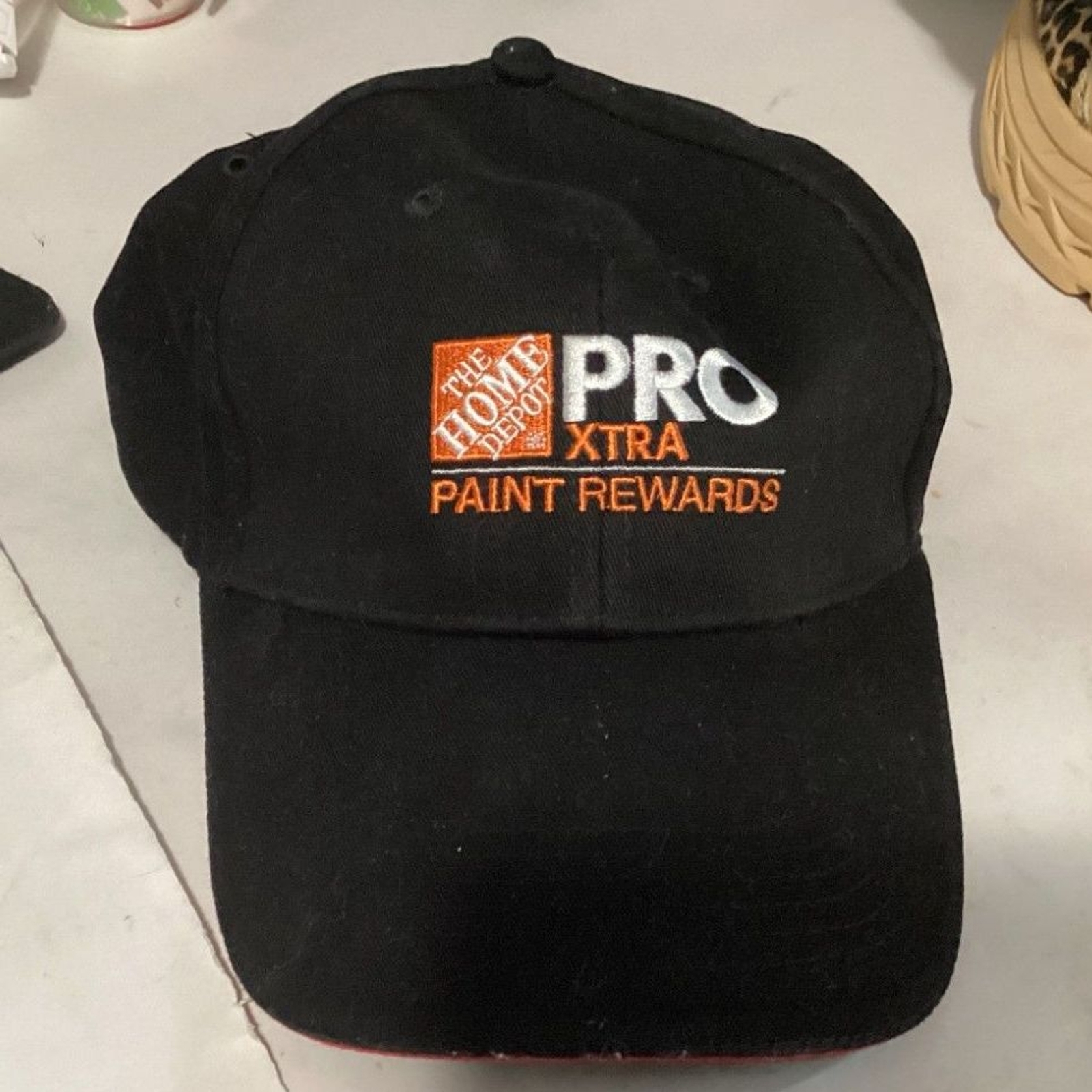 men's strapback black the home depot pro xtra glidden paint rewards cap ...
