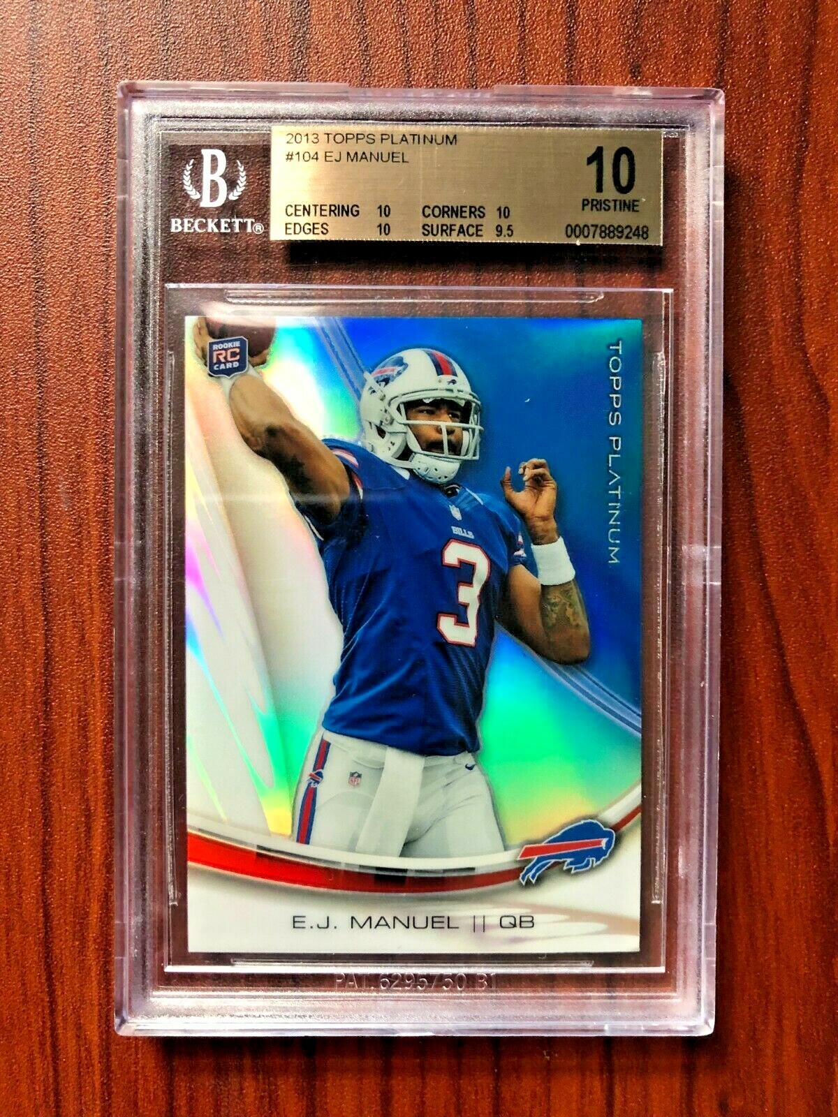 2013 Topps Platinum - #104 EJ Manuel (RC) for sale online | eBay