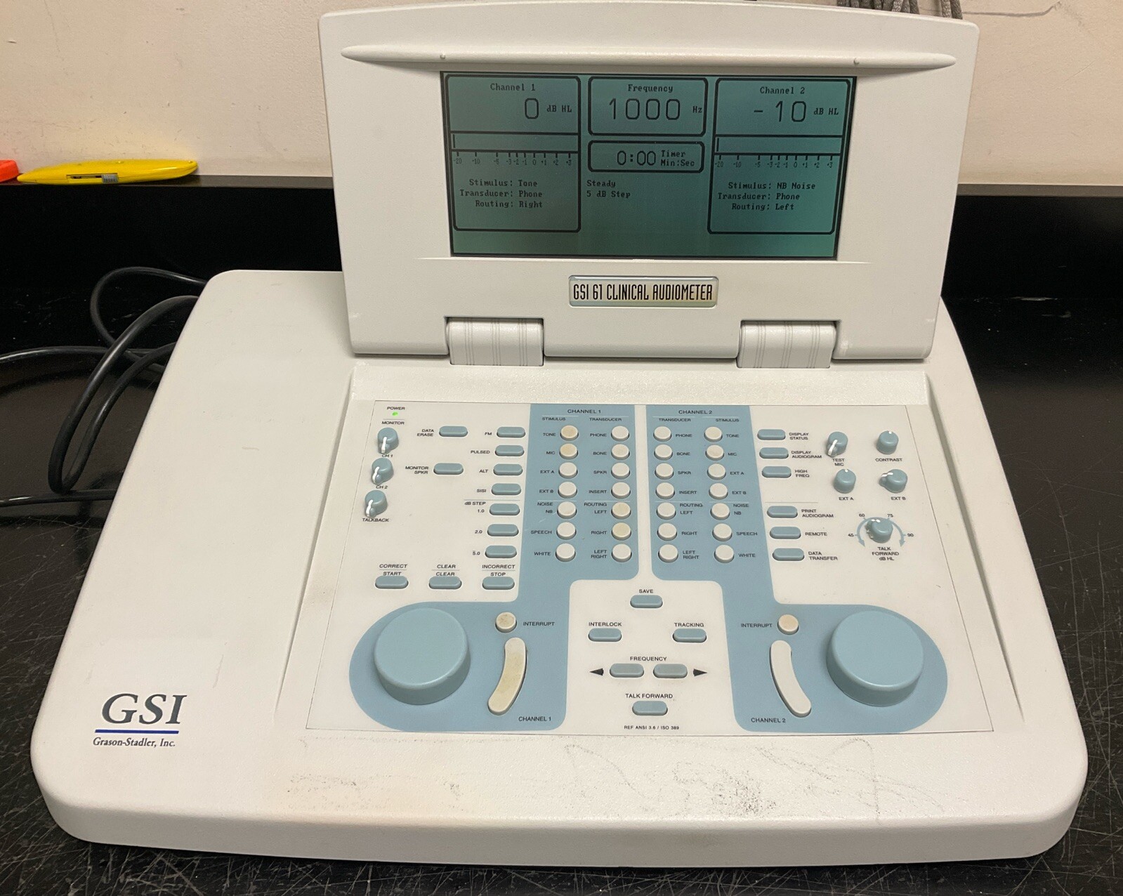 GSI Grason-Stadler 61 Clinical Audiometer with Power Adapter | eBay