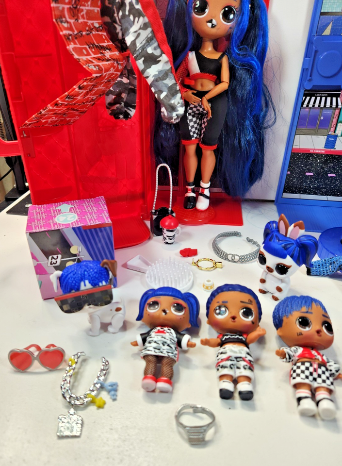 80 PCS LOL SURPRISE DOLLS UPTOWN GIRL DOWTOWN BB GIRL LOCKERS DOLLS ACC ...