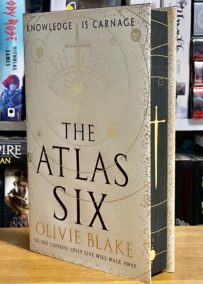 The Atlas Six By Olivie Blake, Fairyloot Exclusive Edition, Stenciled ...