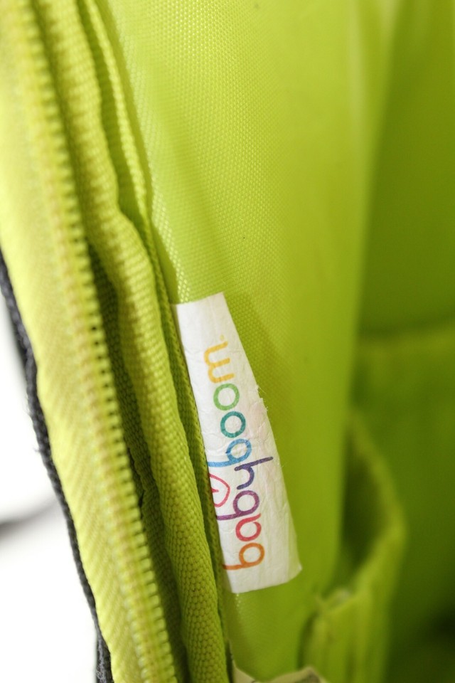 BB Gear Baby Boom Diaper Bag / Backpack Grey & Lime Green | eBay