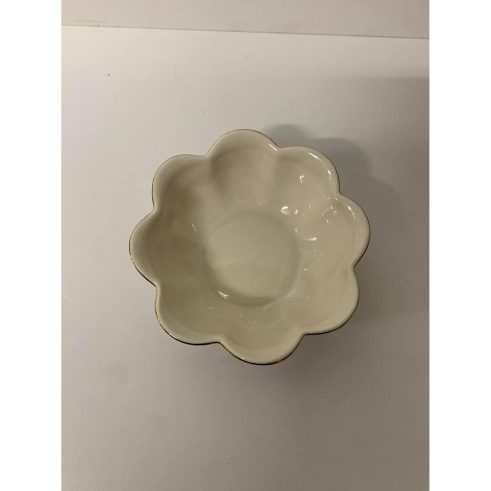 Lenox Ivory And Gold Heart Collection 4 inch Scalloped Bowl | eBay