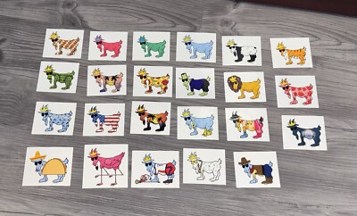 Goat USA Lot Of 4 Stickers You Pick: OG Blue Chuck, Lax, Freedom USA ...