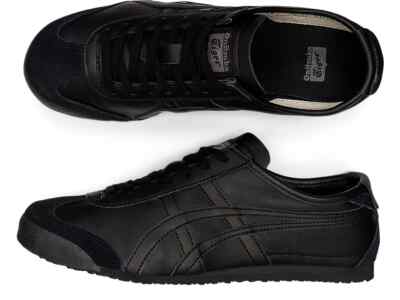 Onitsuka Tiger MEXICO 66 1183C102-002 Black Black Authentic New | eBay