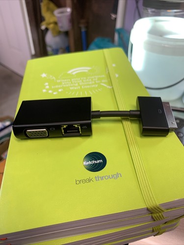 HP Dock Connector to Ethernet and VGA Adapter | eBay