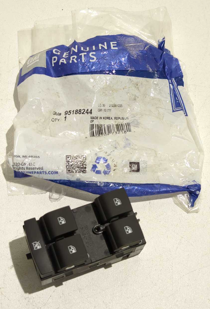 New OEM Genuine GM LH Front Window Switch Master 2012-2016 Sonic Trax ...