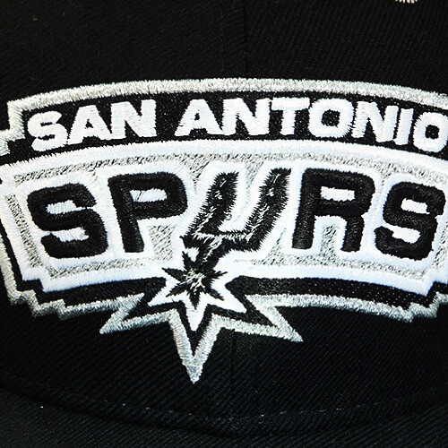 New Era San Antonio Spurs 5950 Fitted Hat Classic NBA Grey Back ...