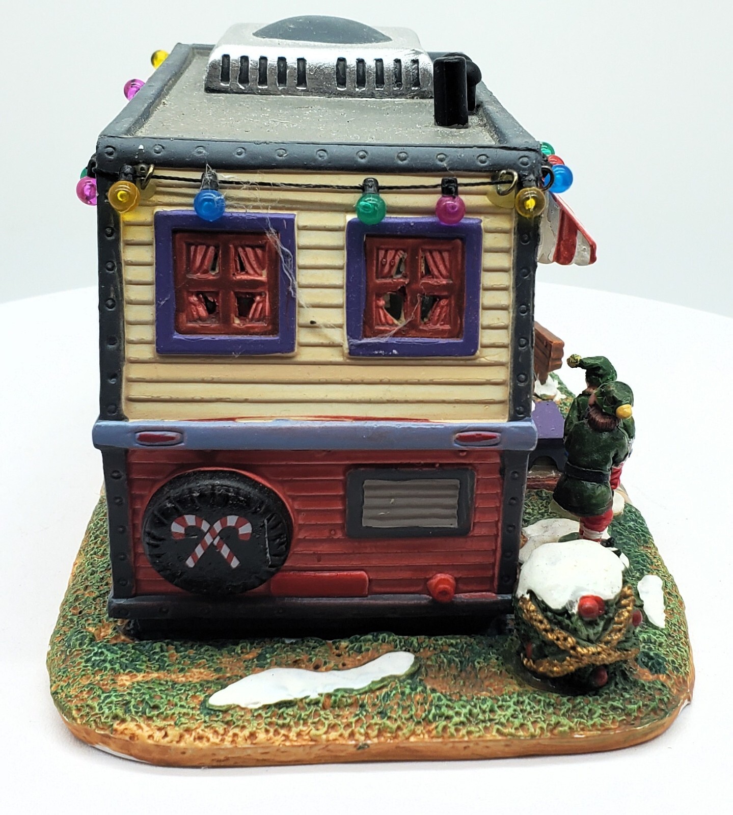 Lemax Santa Lane Trailer Porcelain Lighted Building 2014 Sears ...