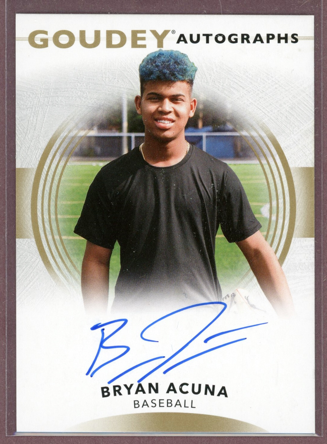 2022 UD Goodwin Champions Goudey Auto #GABA Bryan Acuna (Baseball) | eBay