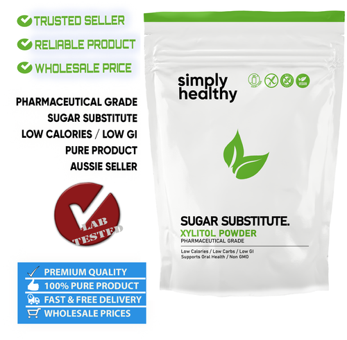 Xylitol Crystal Powder 10kg | Natural Sweetener Sugar Substitute | Non ...