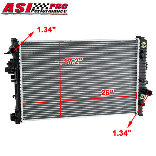 13575 Radiator For 2016-2022,2017 Chevrolet Malibu 23336320 W/ Trans ...