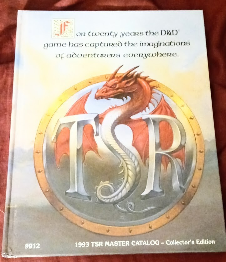 1993 Tsr Master Catalog (1993, Hardcover, Collectors) for sale online ...