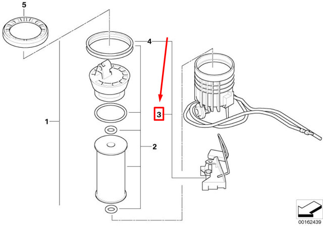 Genuine Mini Fuel Level Sensor - Right 16142754869 for sale online | eBay