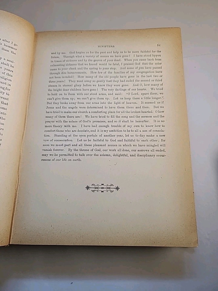 ANTIQUE 1890 VICTORIAN NOVEL: HEARTY WORDS FOR ALL PEOPLE - WISDOM ...