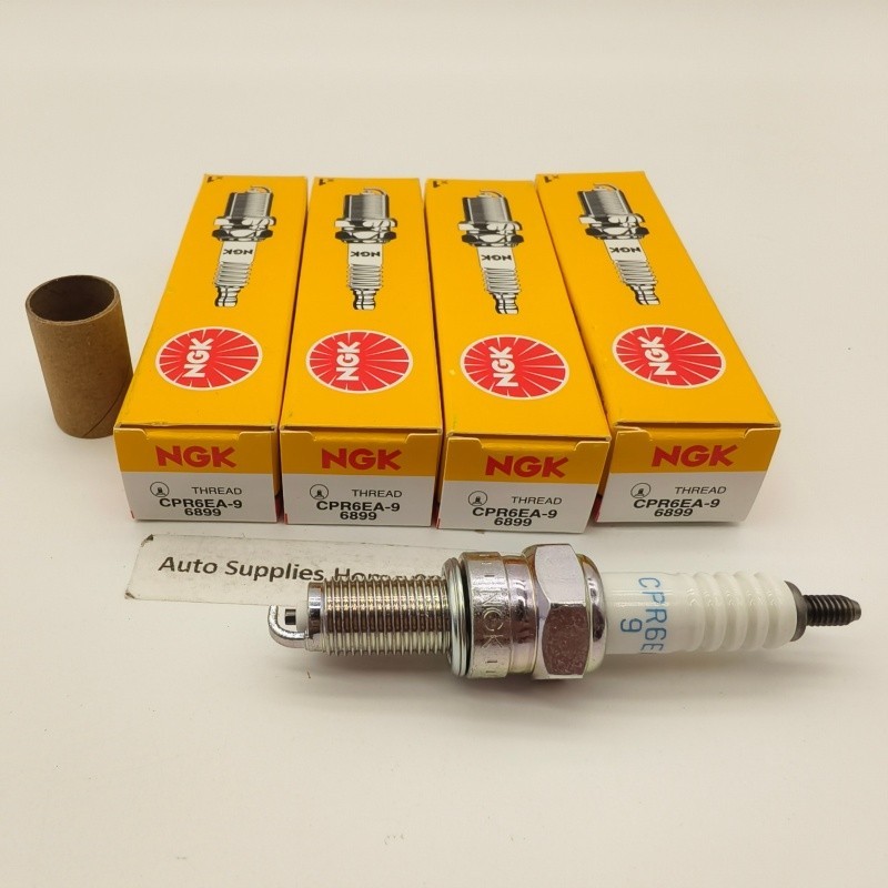 4Pcs NGK Spark Plug CPR6EA-9 6899 for HONDA SUZUKI GILERA PEUGEOT ...