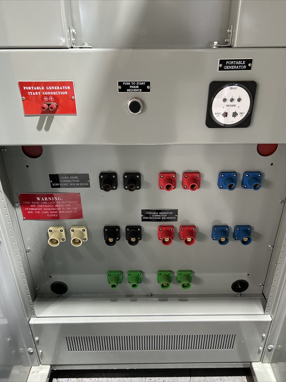 600 Amp SWBD 208y/120 3ph 4w Generator Bypass And Switchboard 3R W ...